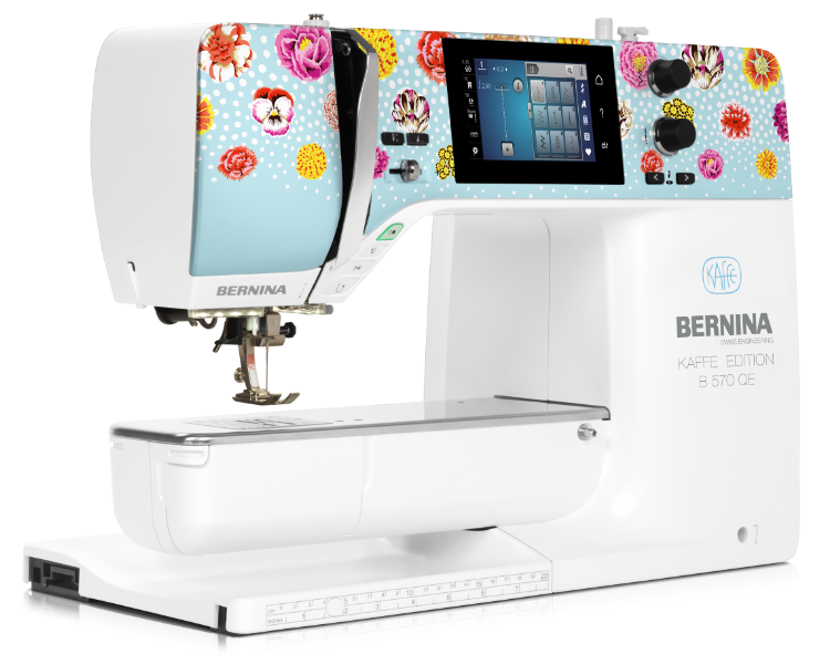 BERNINA 570 QE Kaffe Edition - Blooms for your sewing room - BERNINA